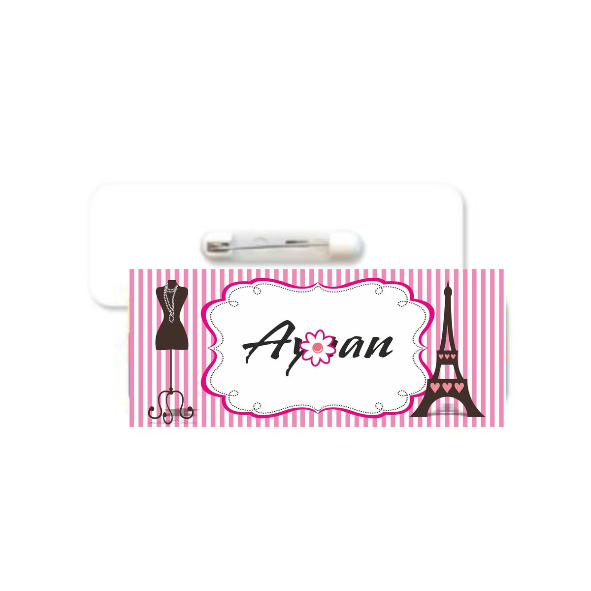 Paris Inspired Badge / Name Tag – PRETTY UR PARTY