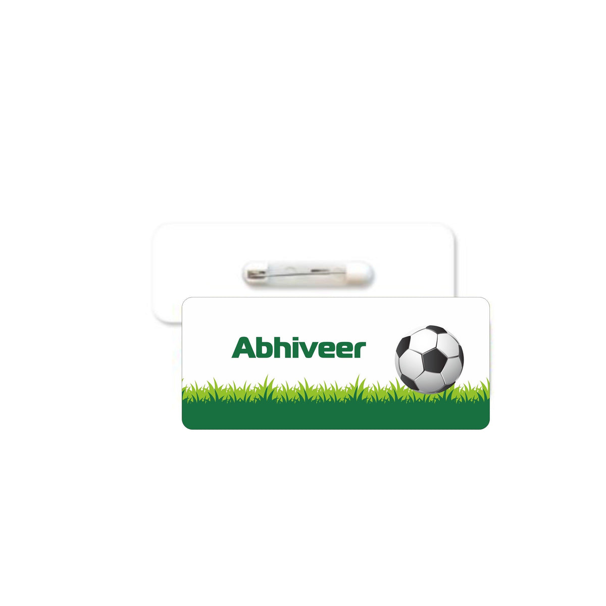 Football Theme Badge / Name Tag | Football Theme Name Tags – PRETTY UR ...