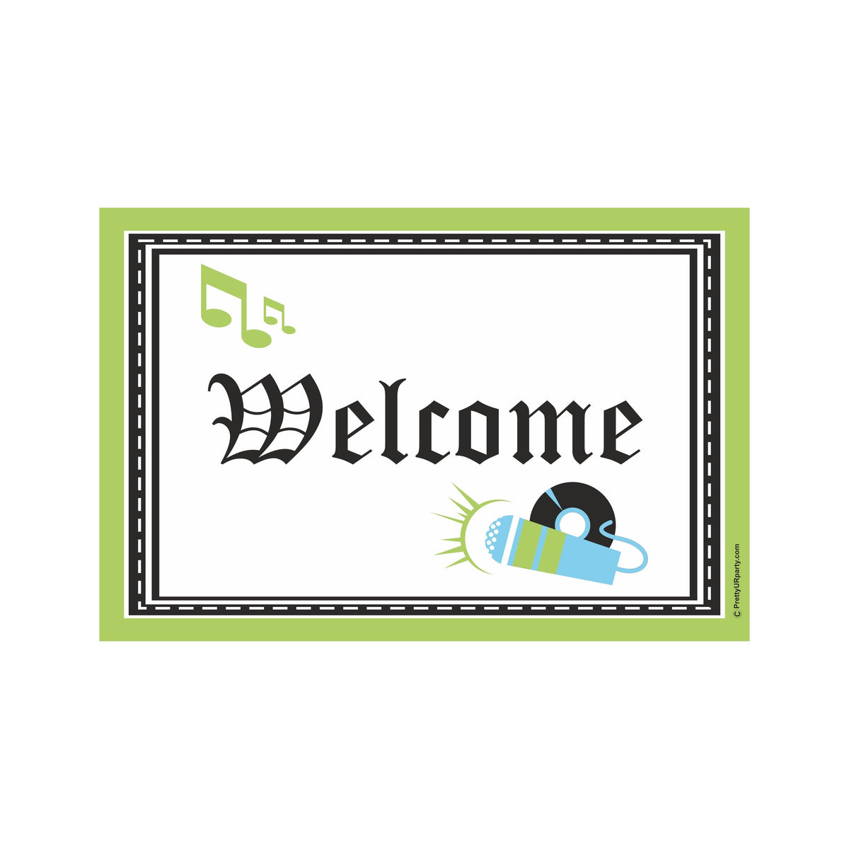 Rockstar Entrance Banner | Rockstar Sign – PRETTY UR PARTY