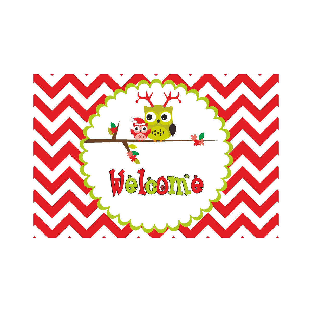 Christmas Owl Theme Welcome Sign | Party Entrance Board /Poster ...