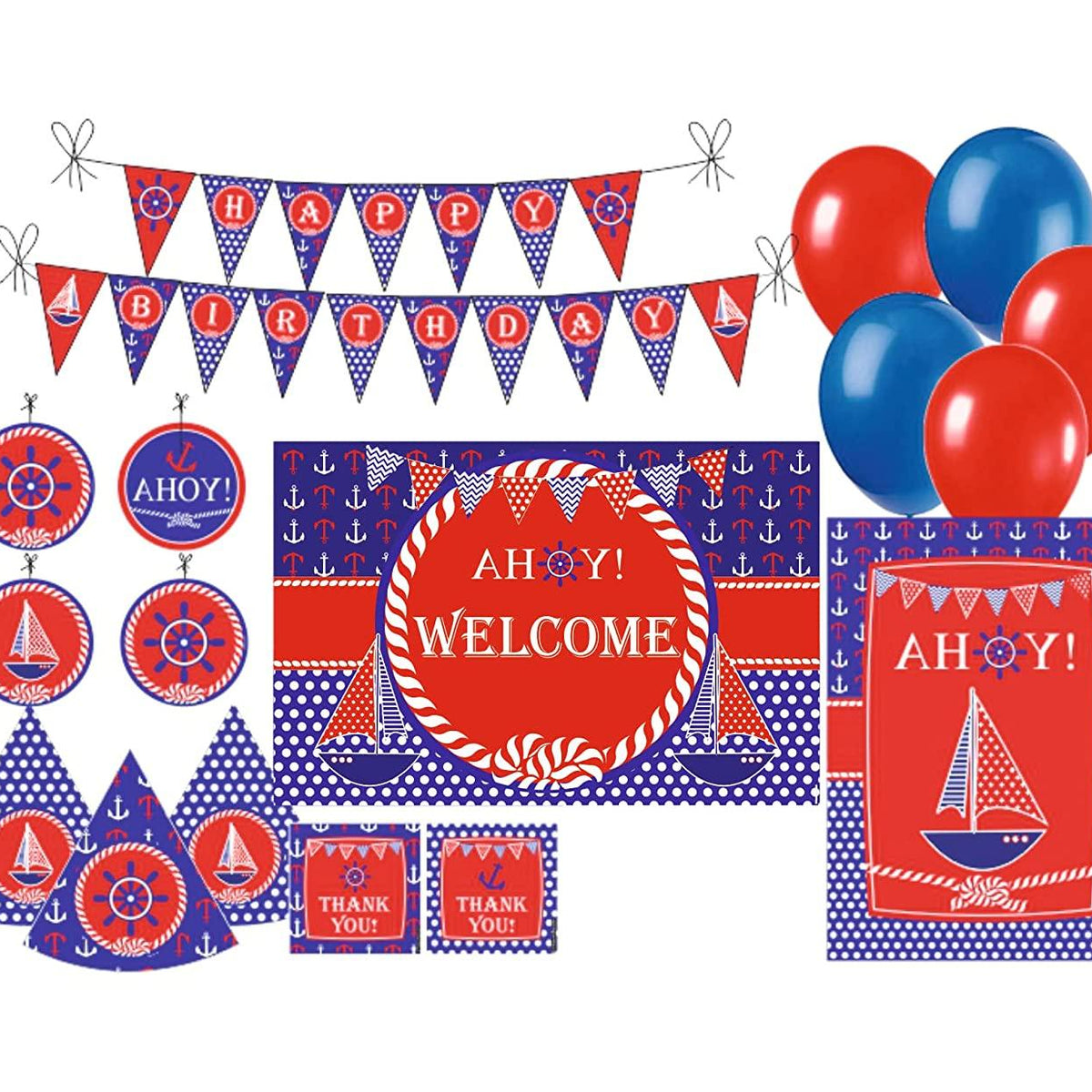 Nautical Theme Party Package – PRETTY UR PARTY