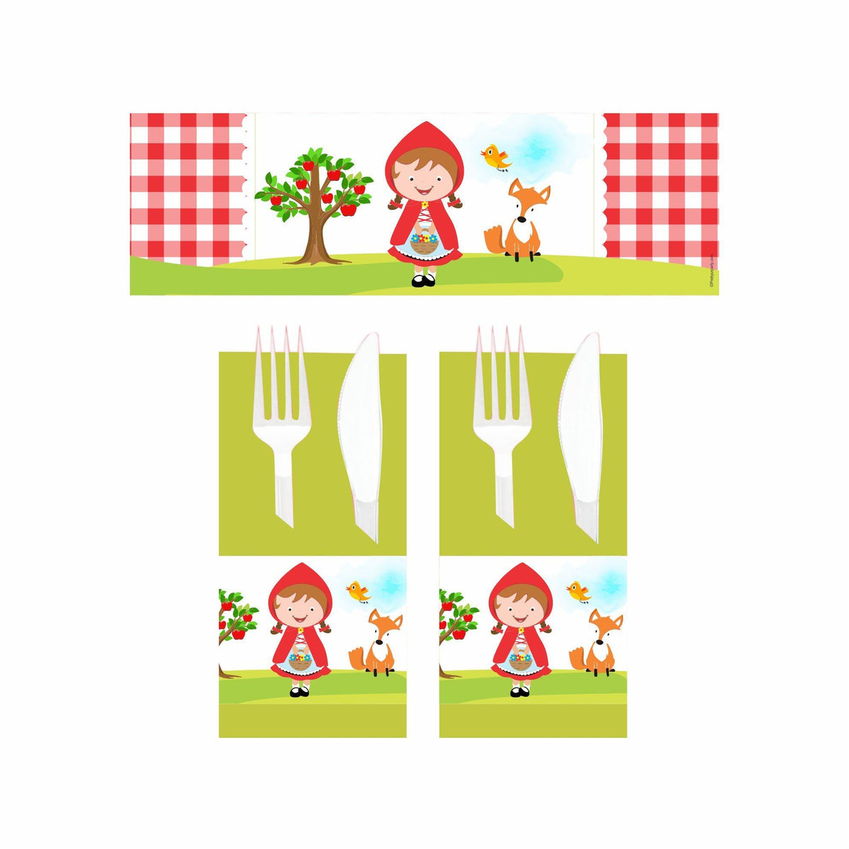 Little Red Riding Hood Theme Napkin Rings – PRETTY UR PARTY