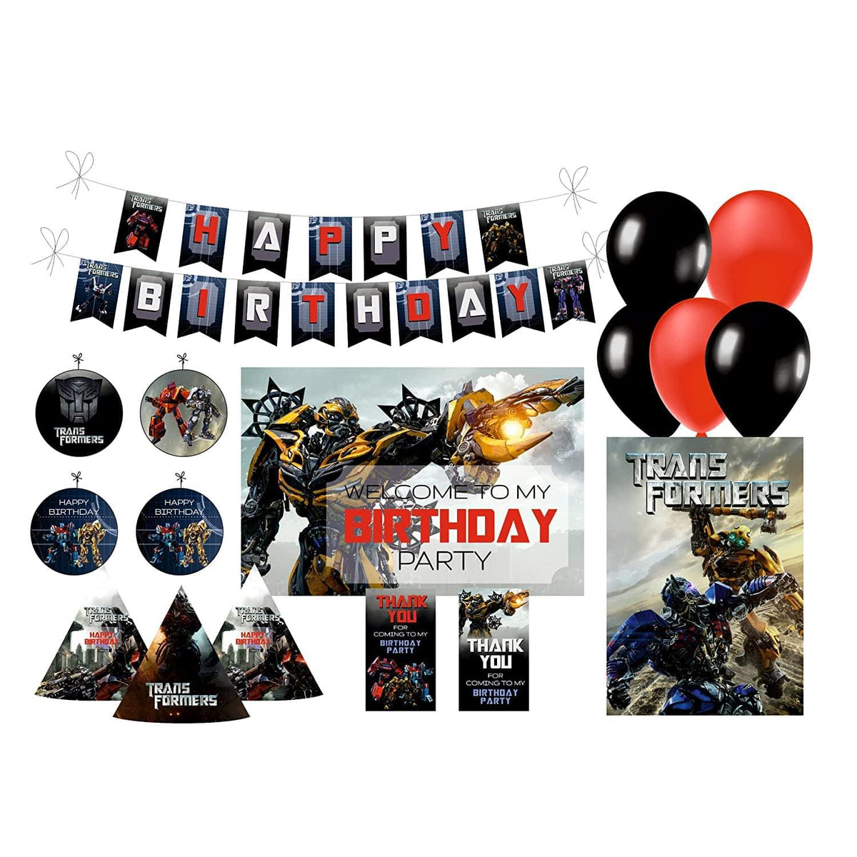 Transformers Theme Party Package – PRETTY UR PARTY