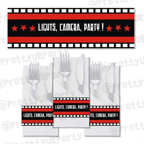 Hollywood Napkin Rings – PRETTY UR PARTY