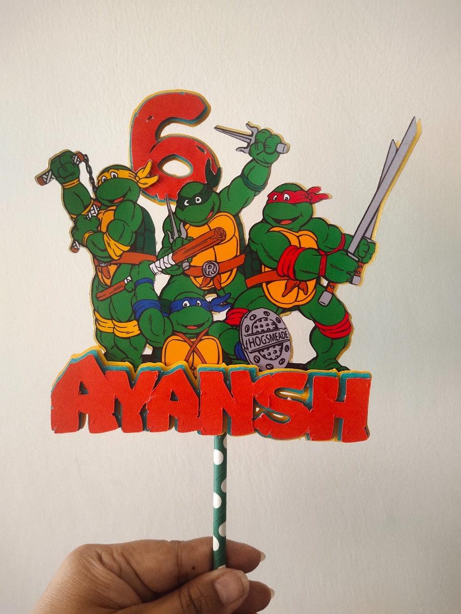 tmnt cake topper