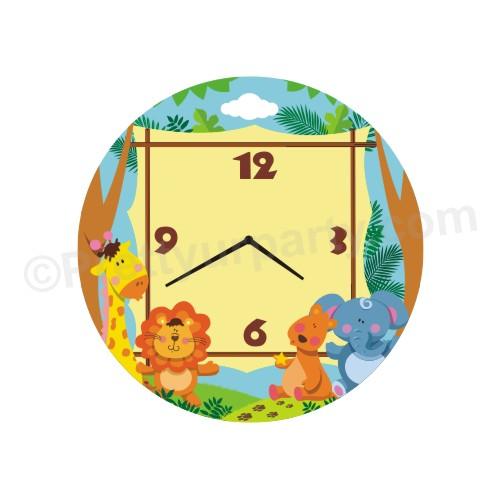 Jungle Personalised Clocks | Jungle return gifts – PRETTY UR PARTY