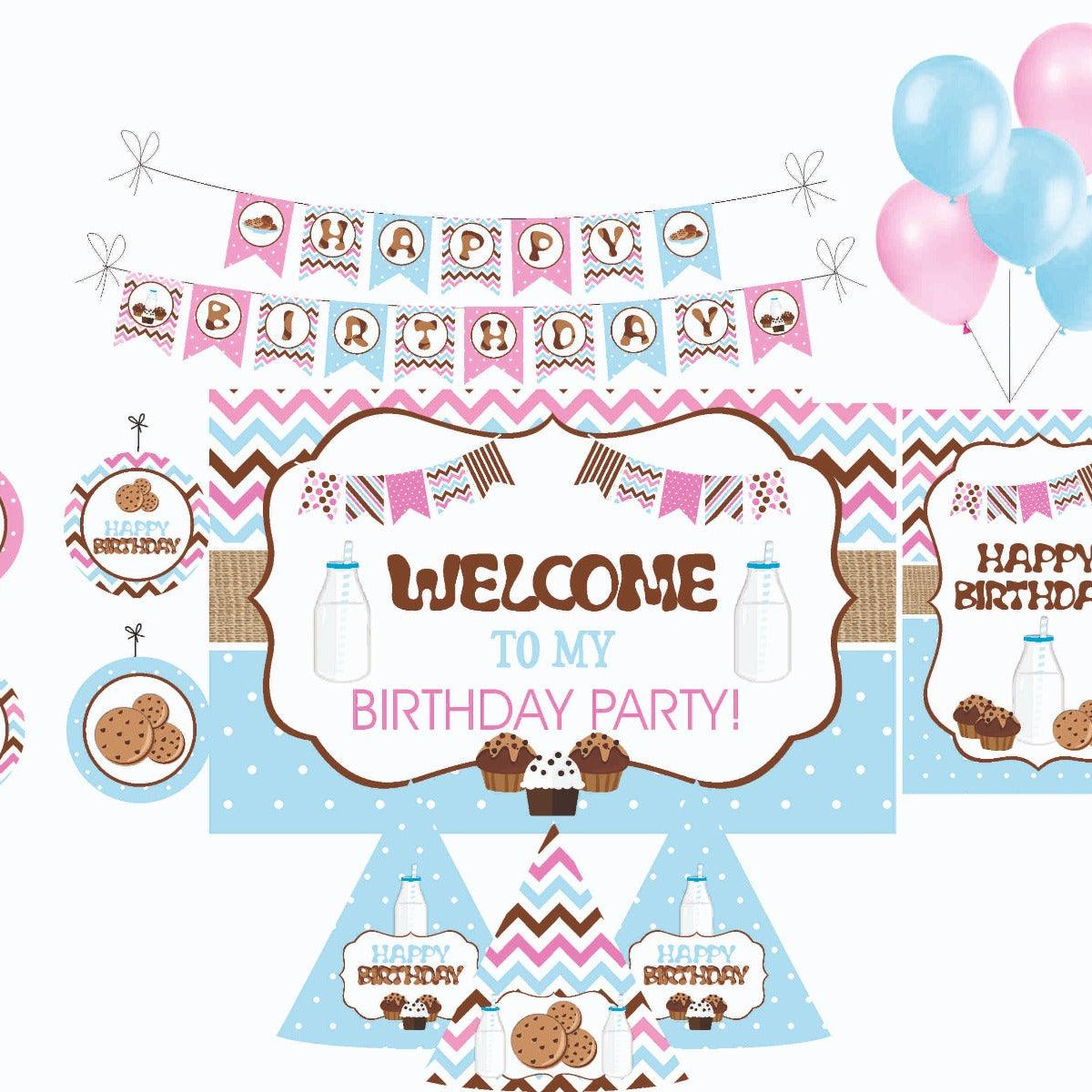 Milk and Cookies Theme Party Package – PRETTY UR PARTY