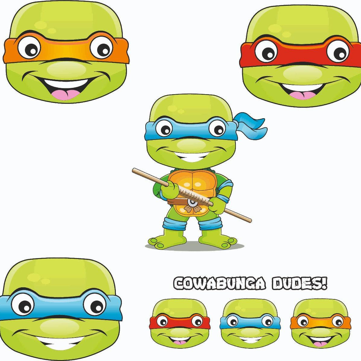 ninja turtles cutouts