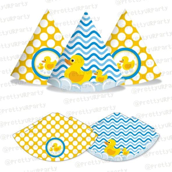 Rubber Ducky Theme Hats | Ducky party Caps | Birthday caps – PRETTY UR ...