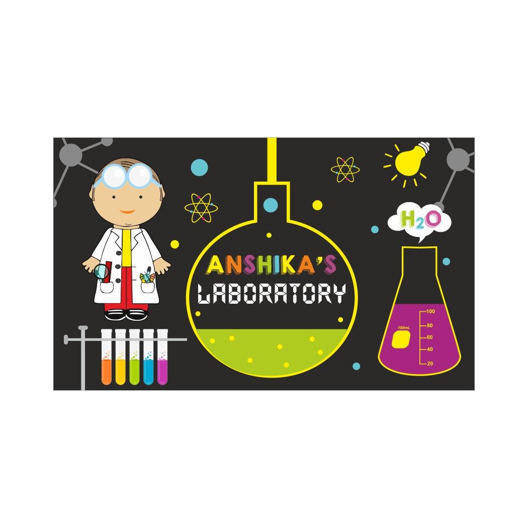 Mad Scientist Backdrop – PRETTY UR PARTY