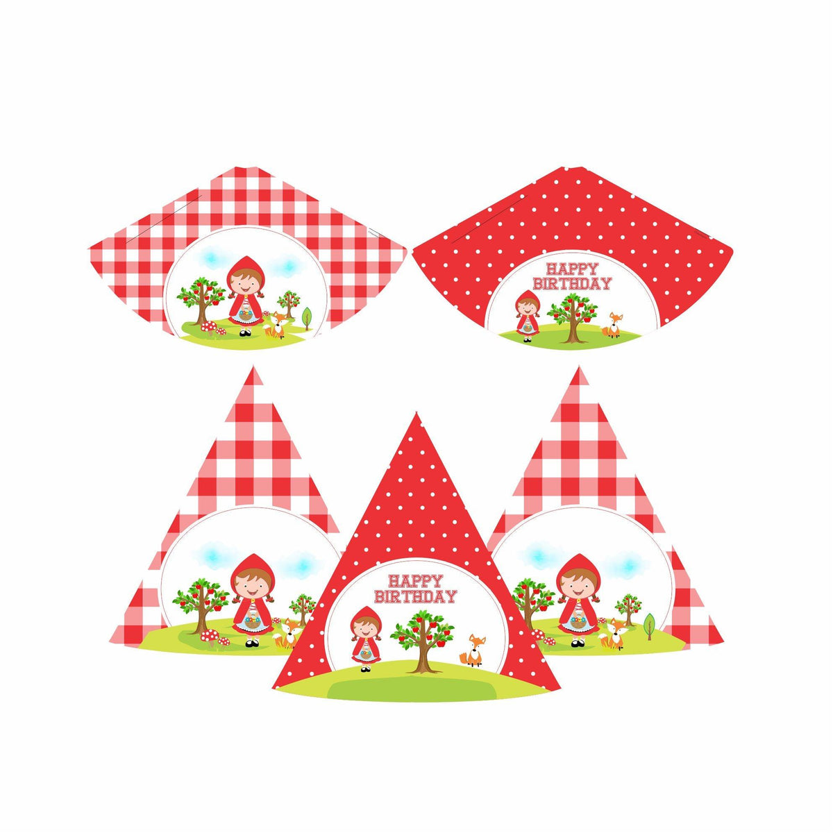 Little Red Riding Hood Theme Hats | Little Red Riding Hood Theme Caps ...