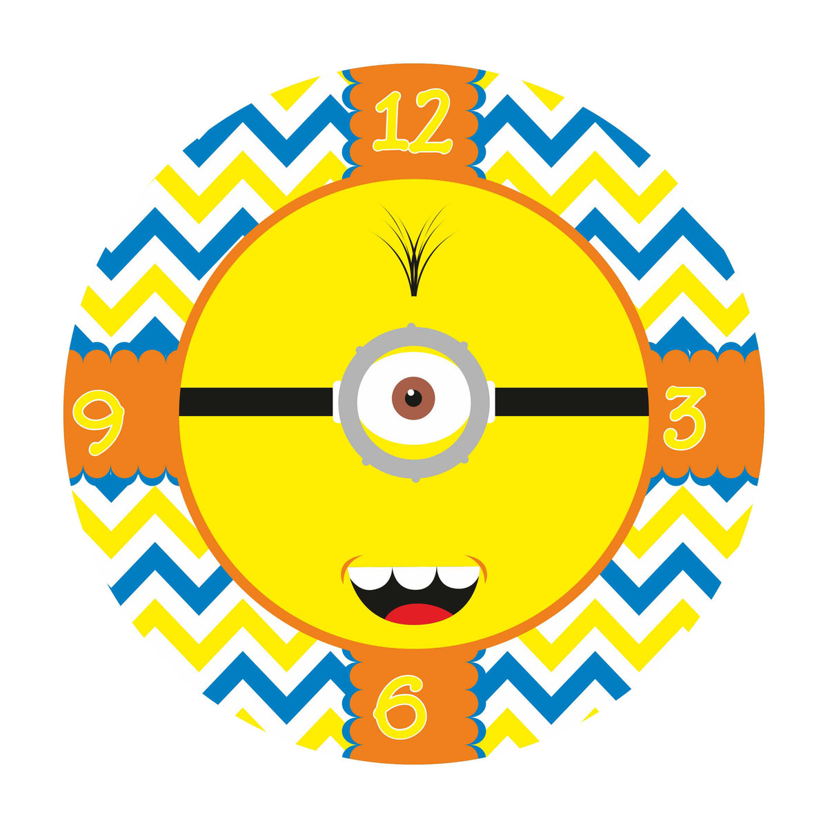 Personalised Minions Clocks | Minions Clocks – PRETTY UR PARTY