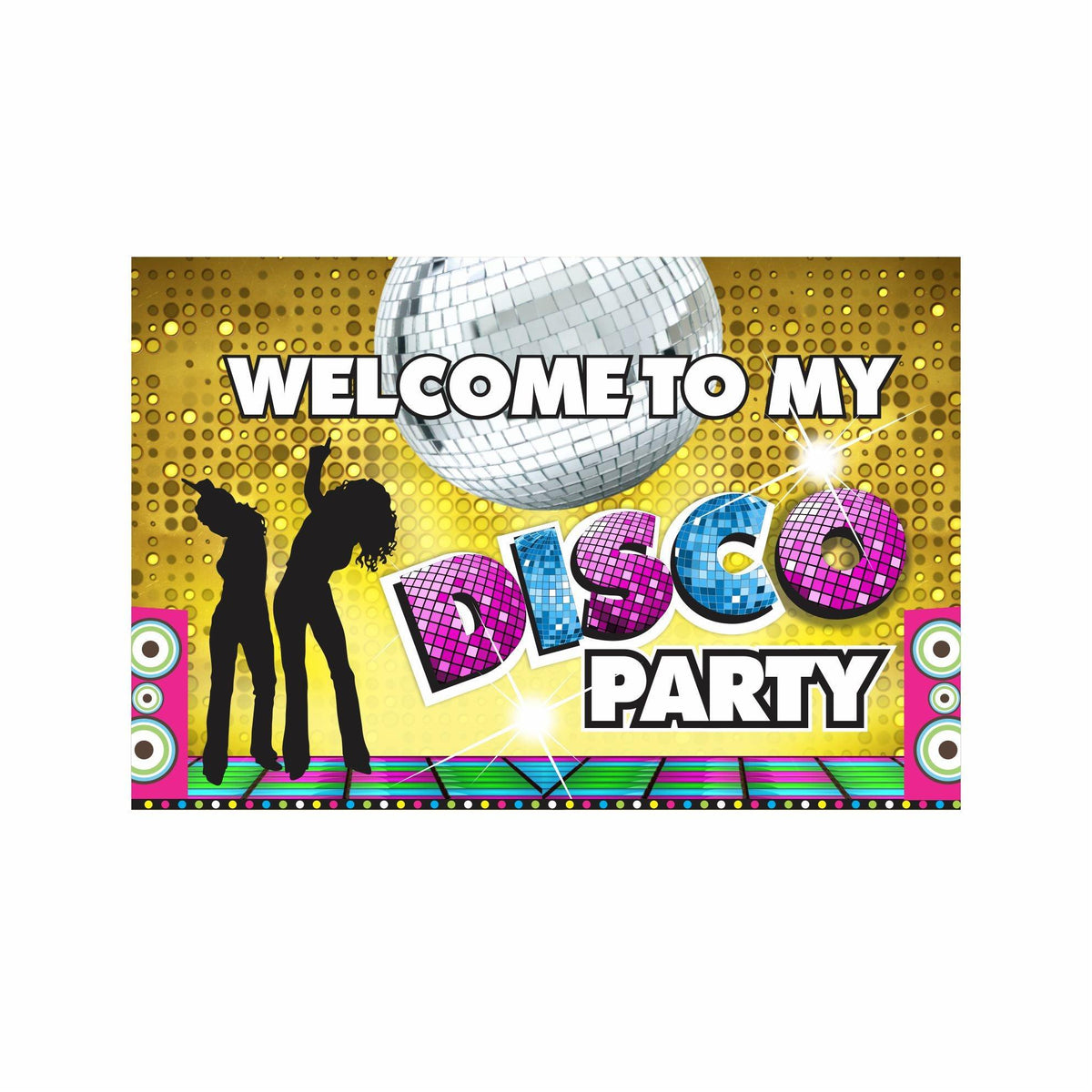 Disco Party Entrance Banner | Disco Party Sign – PRETTY UR PARTY