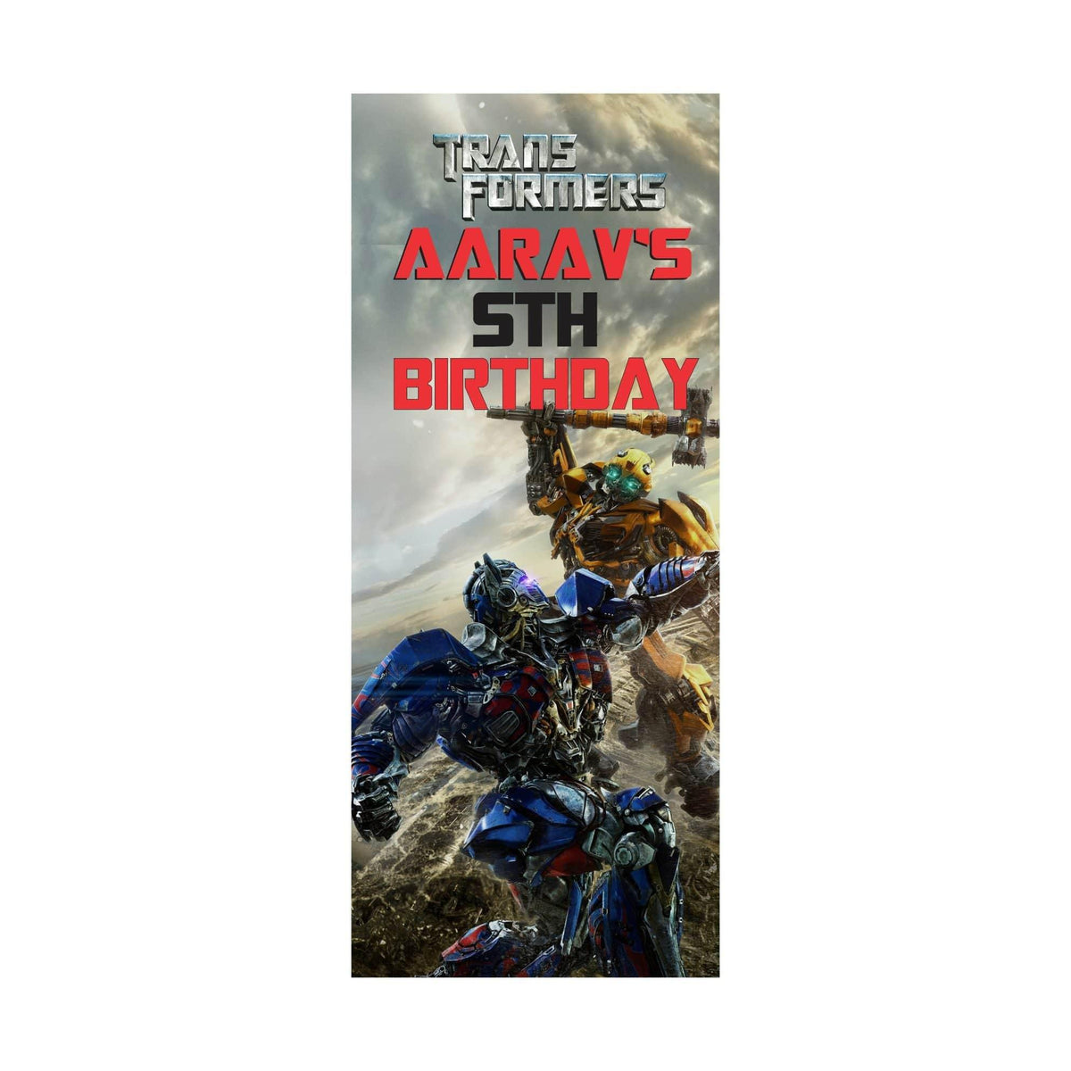 Transformers Door Banner – PRETTY UR PARTY