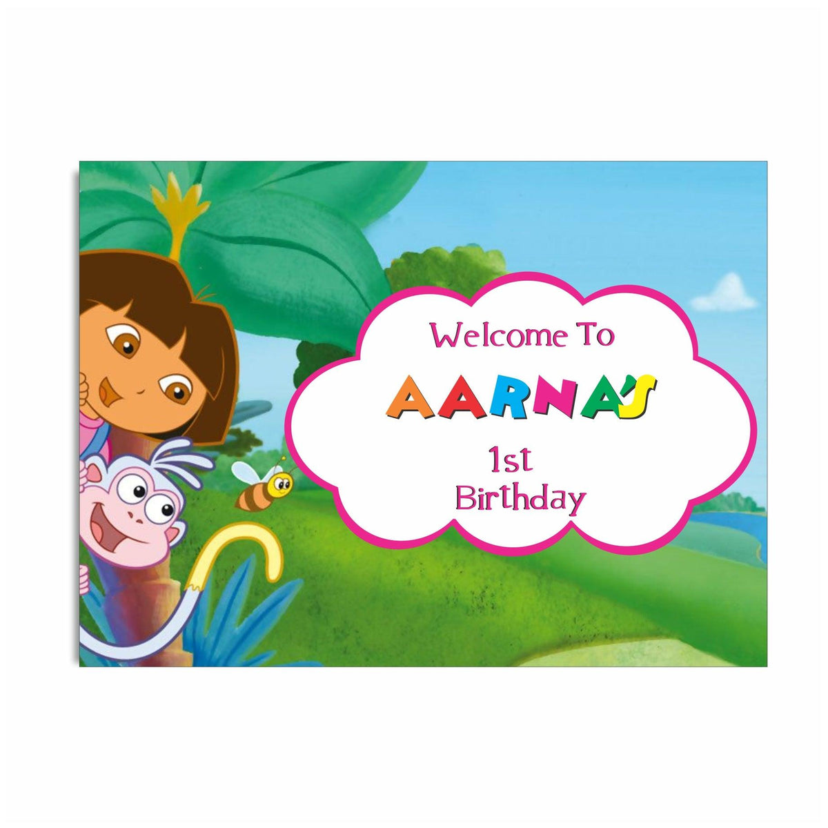 Dora the explorer Party Theme Entrance Banner | Dora the explorer Party ...