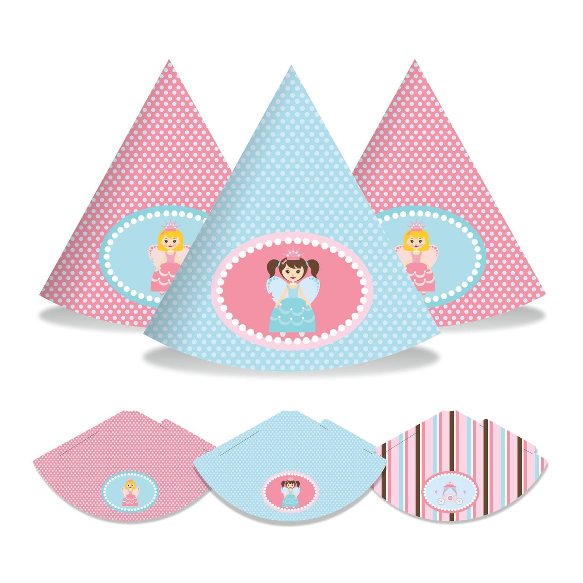 Fairy Princess Theme Hats | Fairy Princess party hats | Fairy Princess ...