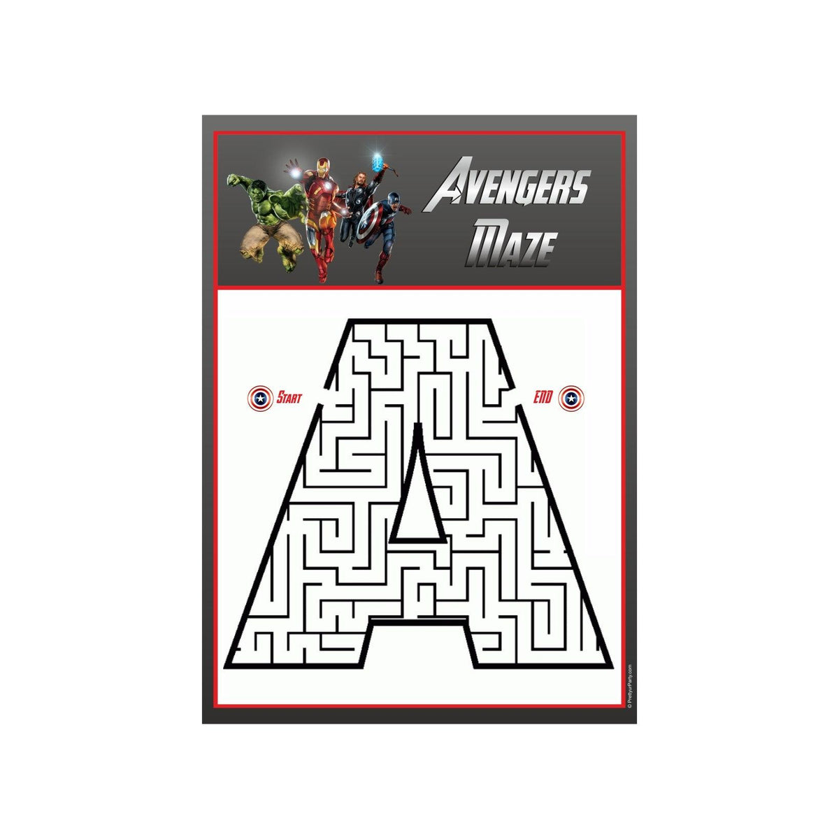 Avengers Maze Game | Buy Avengers Maze Game Online India – PRETTY UR PARTY