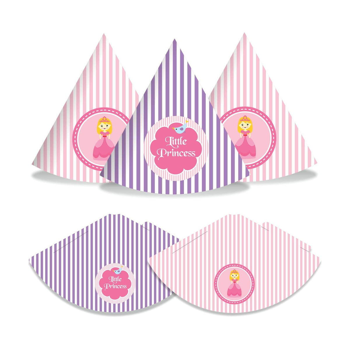 Little Princess Theme Hats | Little Princess party hats | Little ...