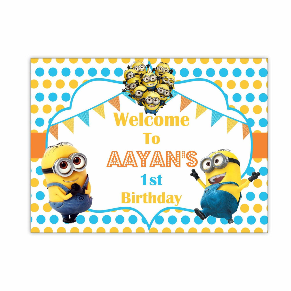 Despicable Me Minions Theme Entrance Banner | Despicable Me Minions ...