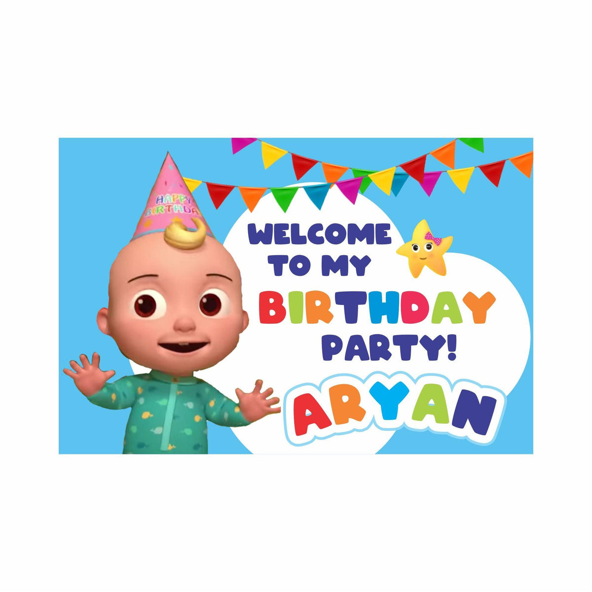 Cocomelon Entrance Banner | Cocomelon Sign – PRETTY UR PARTY