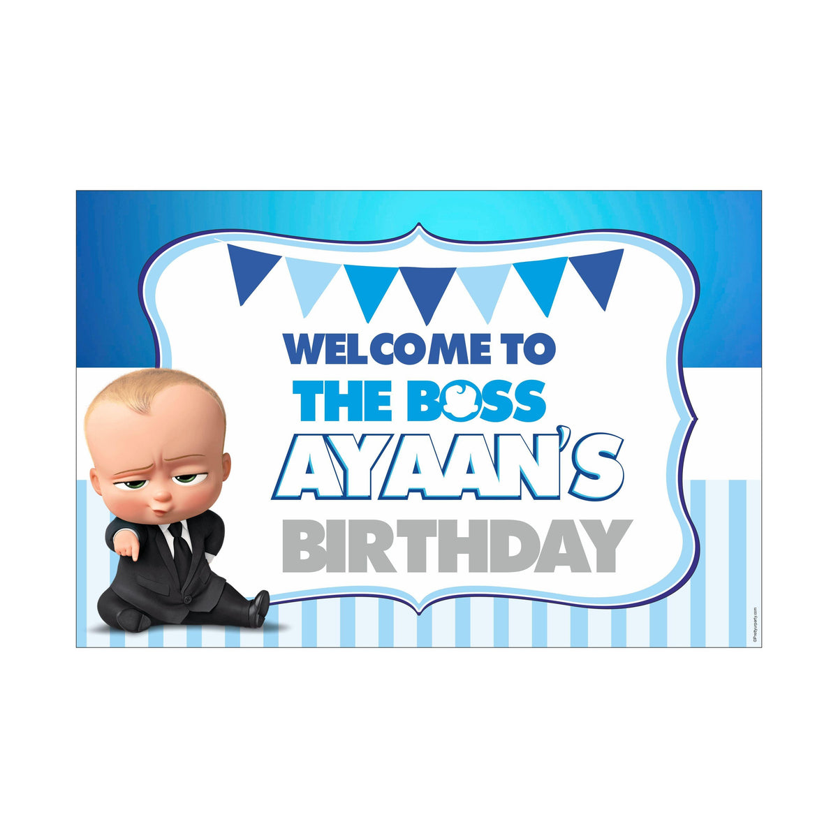 Boss Baby Entrance Banner | Boss Baby Sign – PRETTY UR PARTY