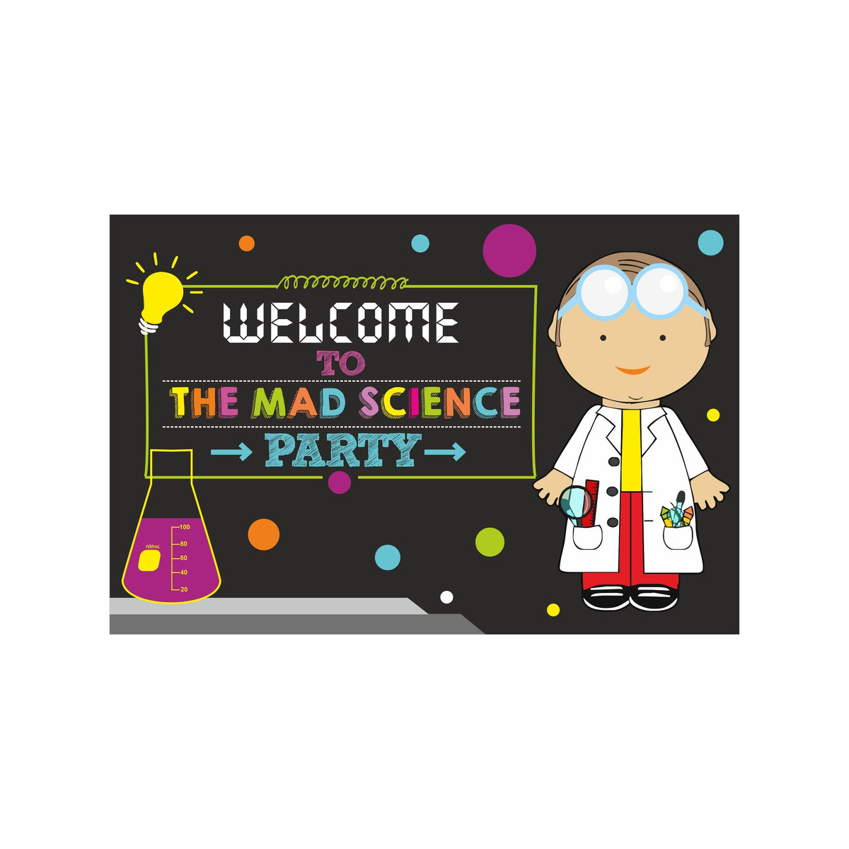 Mad Scientist Entrance Banner / Door Sign – PRETTY UR PARTY