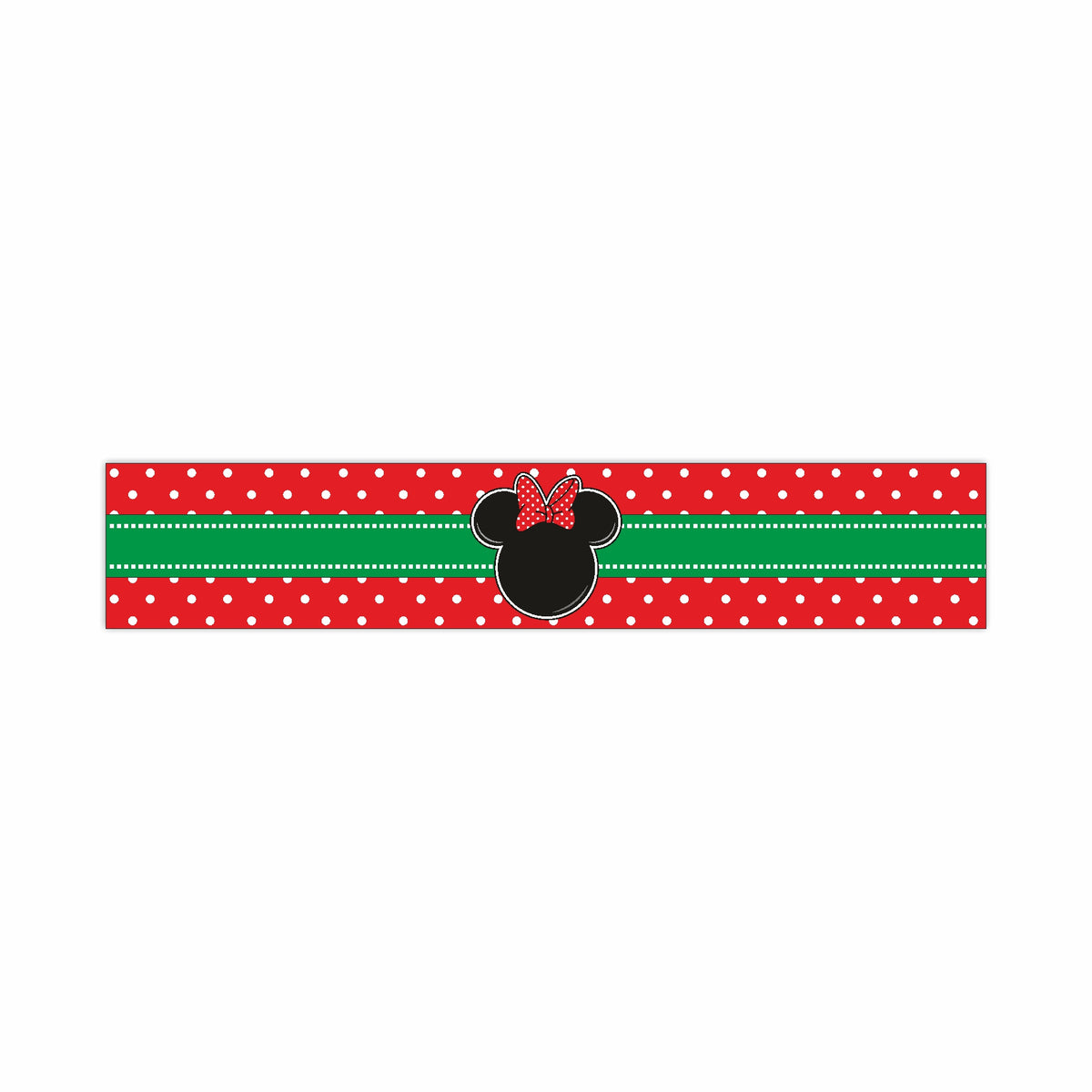 Christmas Minnie Mouse Wrist Bands – PRETTY UR PARTY