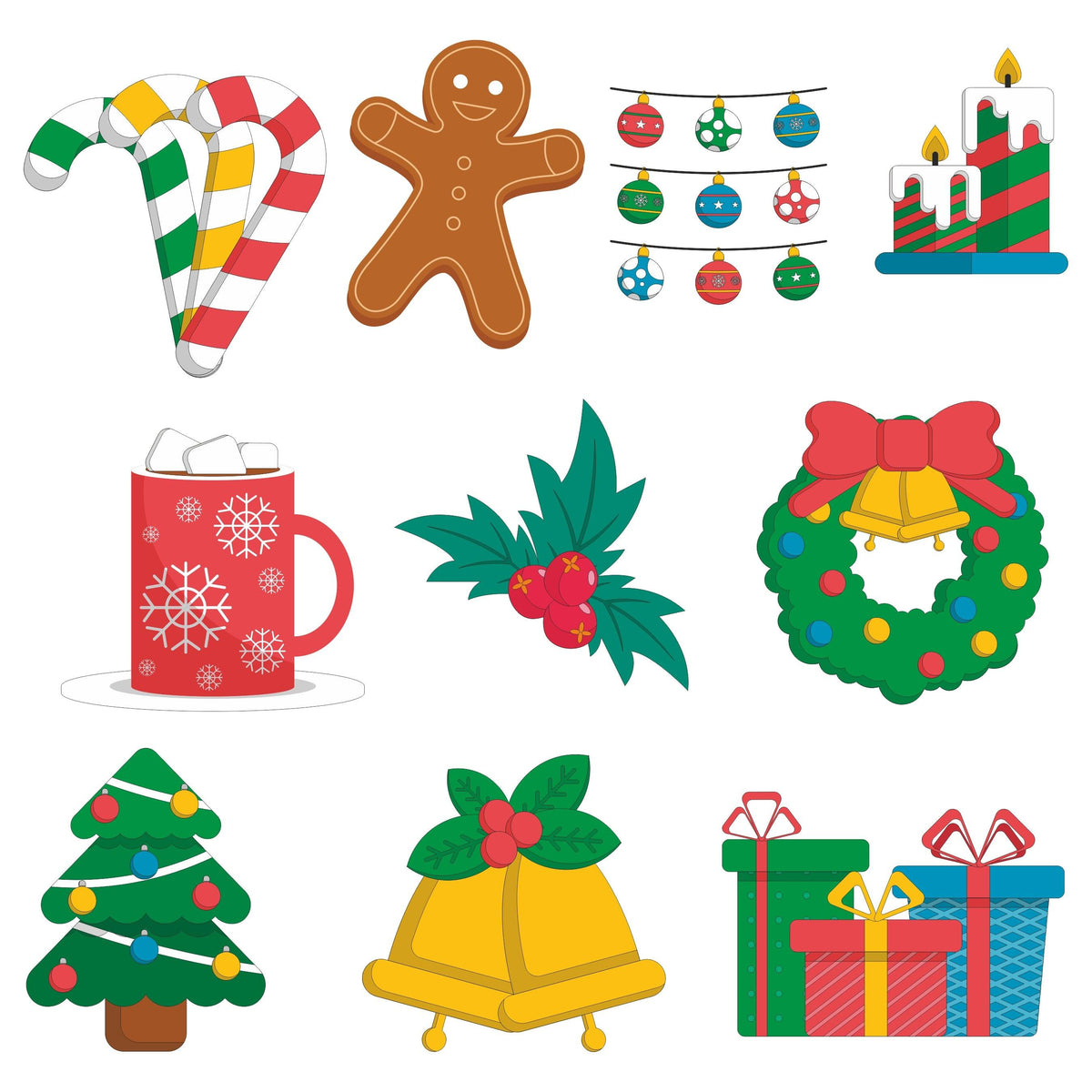 Christmas theme Cutouts – Perfect decor for Kids’ Parties – PRETTY UR PARTY