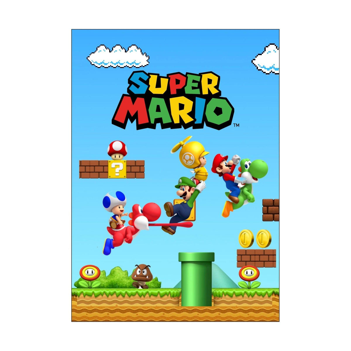 Super Mario theme Centerpieces – PRETTY UR PARTY