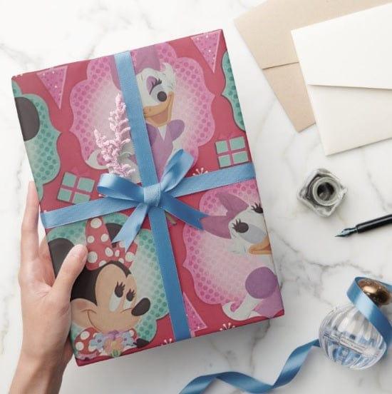 Pink Minnie Mouse Wrapping paper (pack of 5) – PRETTY UR PARTY