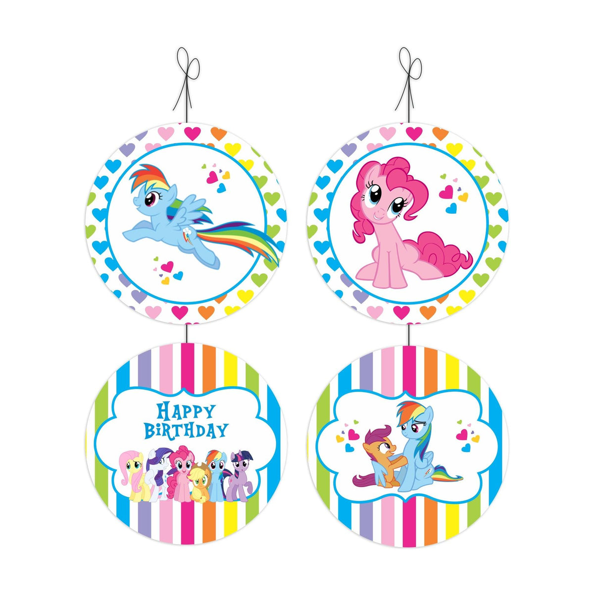 My Little Pony Theme Danglers – Party Decor Supplies Online – PRETTY UR ...