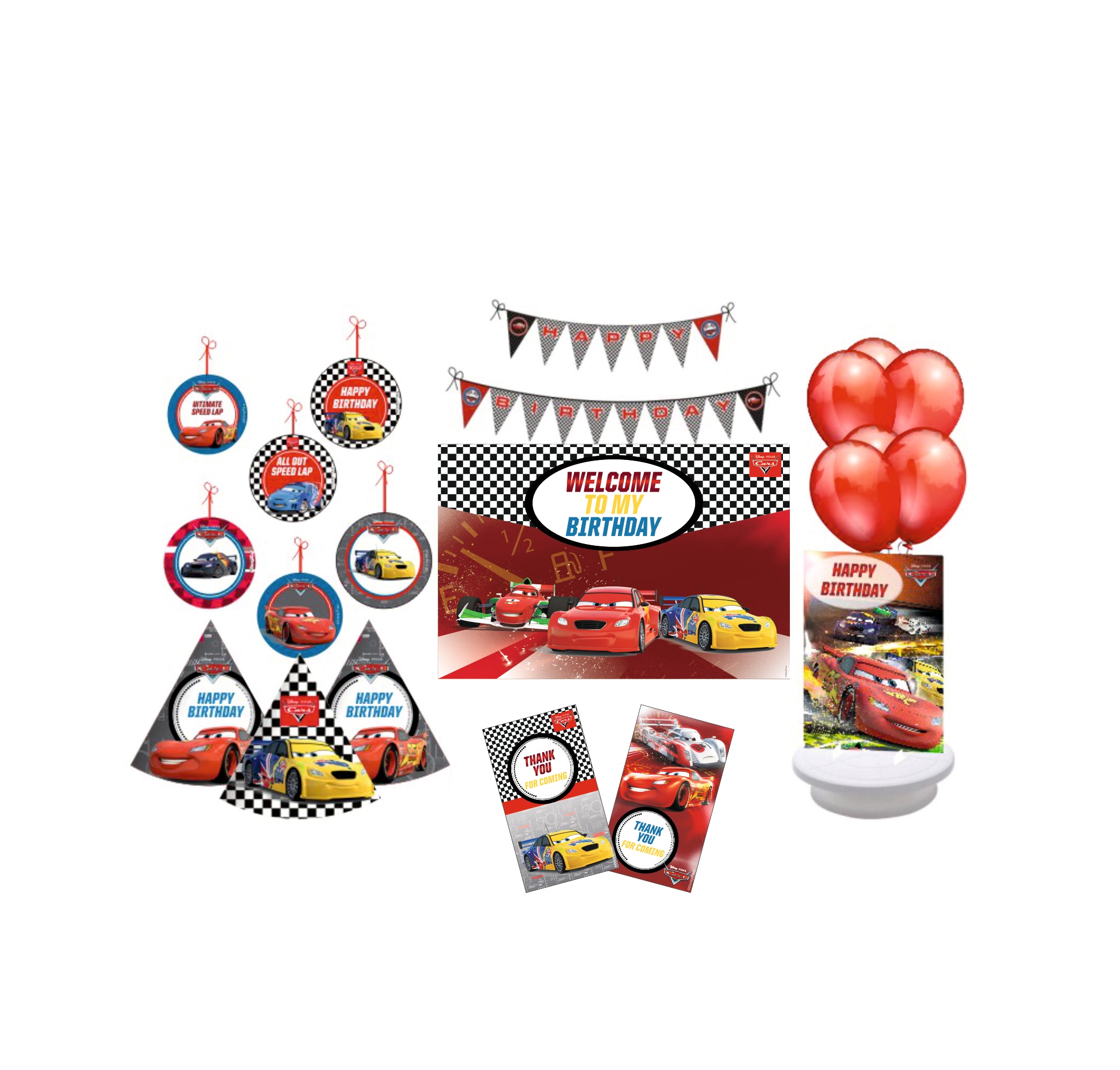 Cars Party package – PRETTY UR PARTY