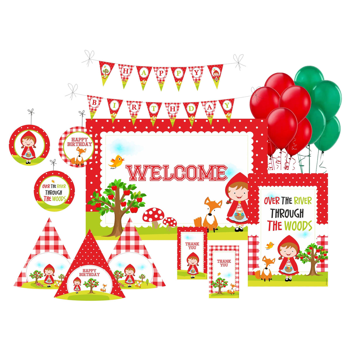 Little Red Riding Hood Theme Party Package – PRETTY UR PARTY