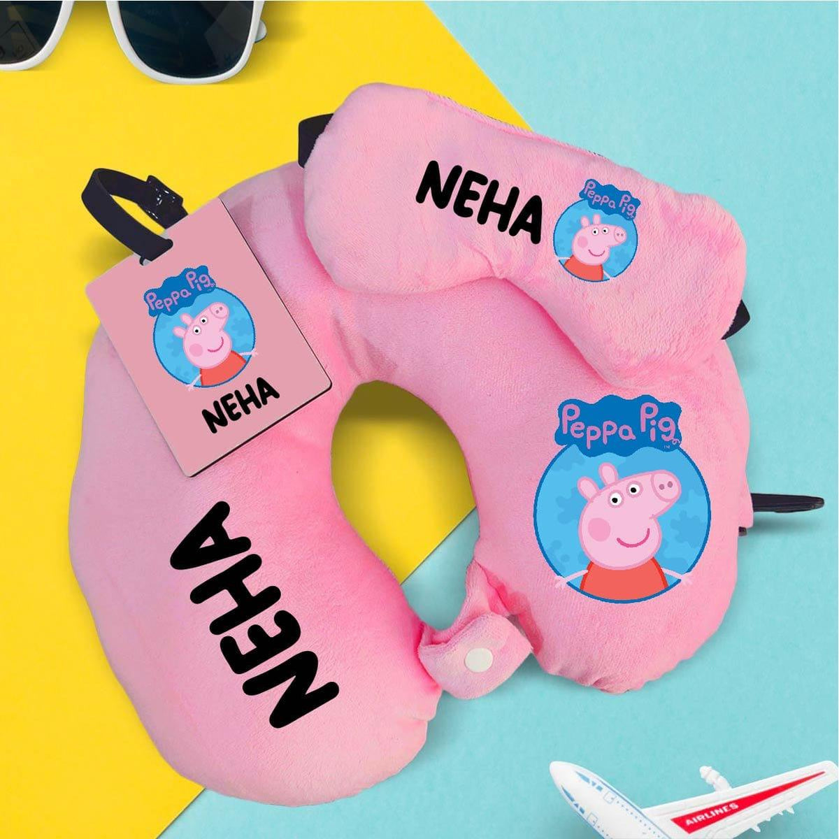 Personalised Peppa Pig Travel Combo - Set of 3 – PRETTY UR PARTY