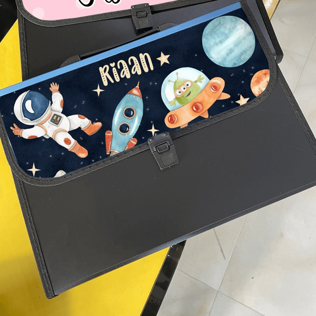 Personalised Space Piano Folder – PRETTY UR PARTY