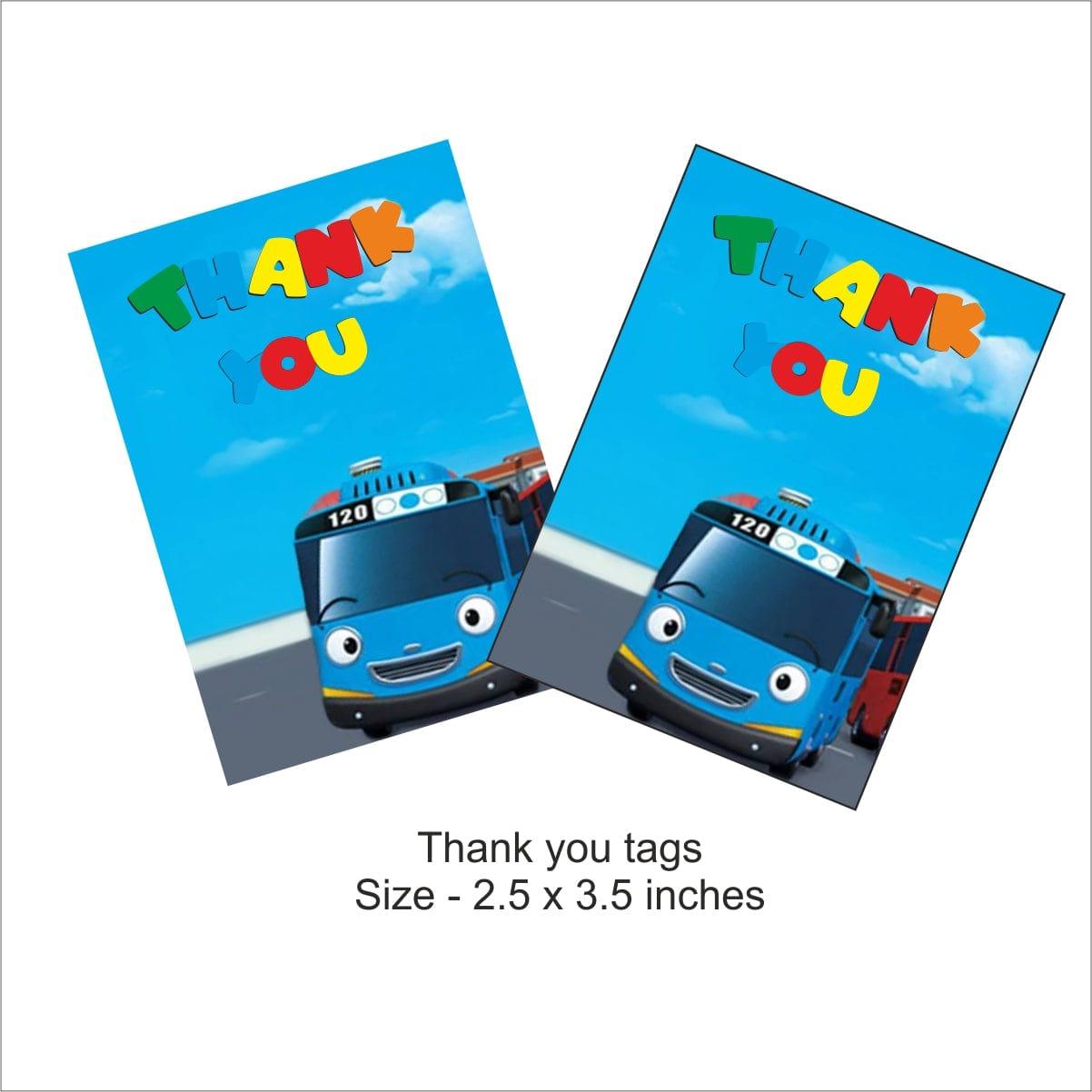Tayo the little Bus theme Party Decorations Kit – PRETTY UR PARTY