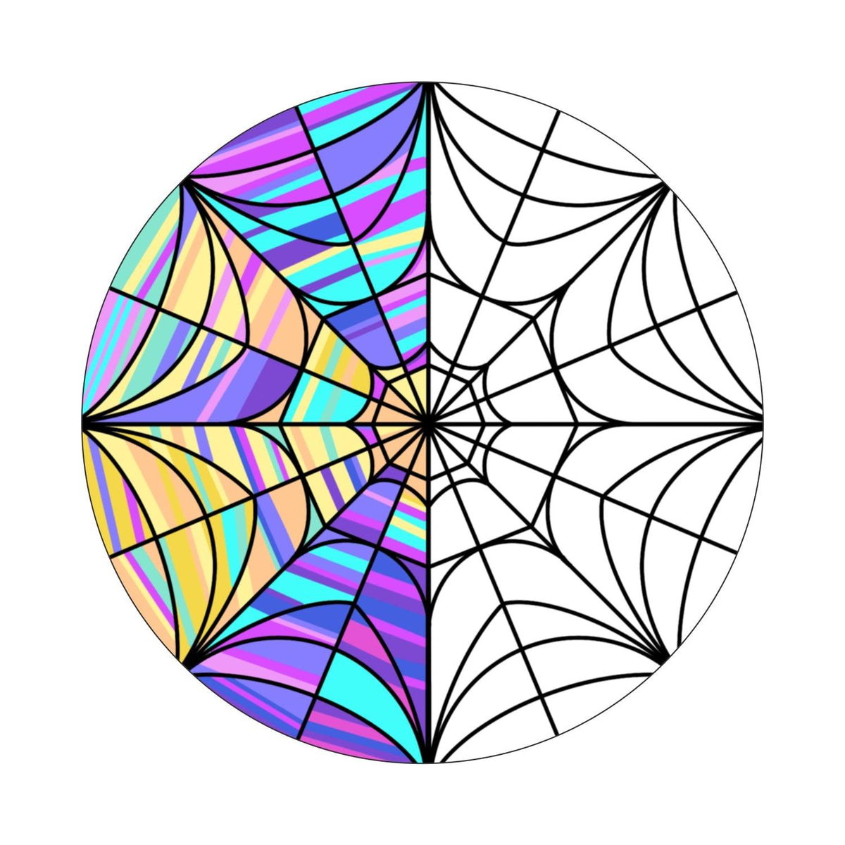 Wednesday Addams theme Round Backdrop - 6 x 6 feet – PRETTY UR PARTY