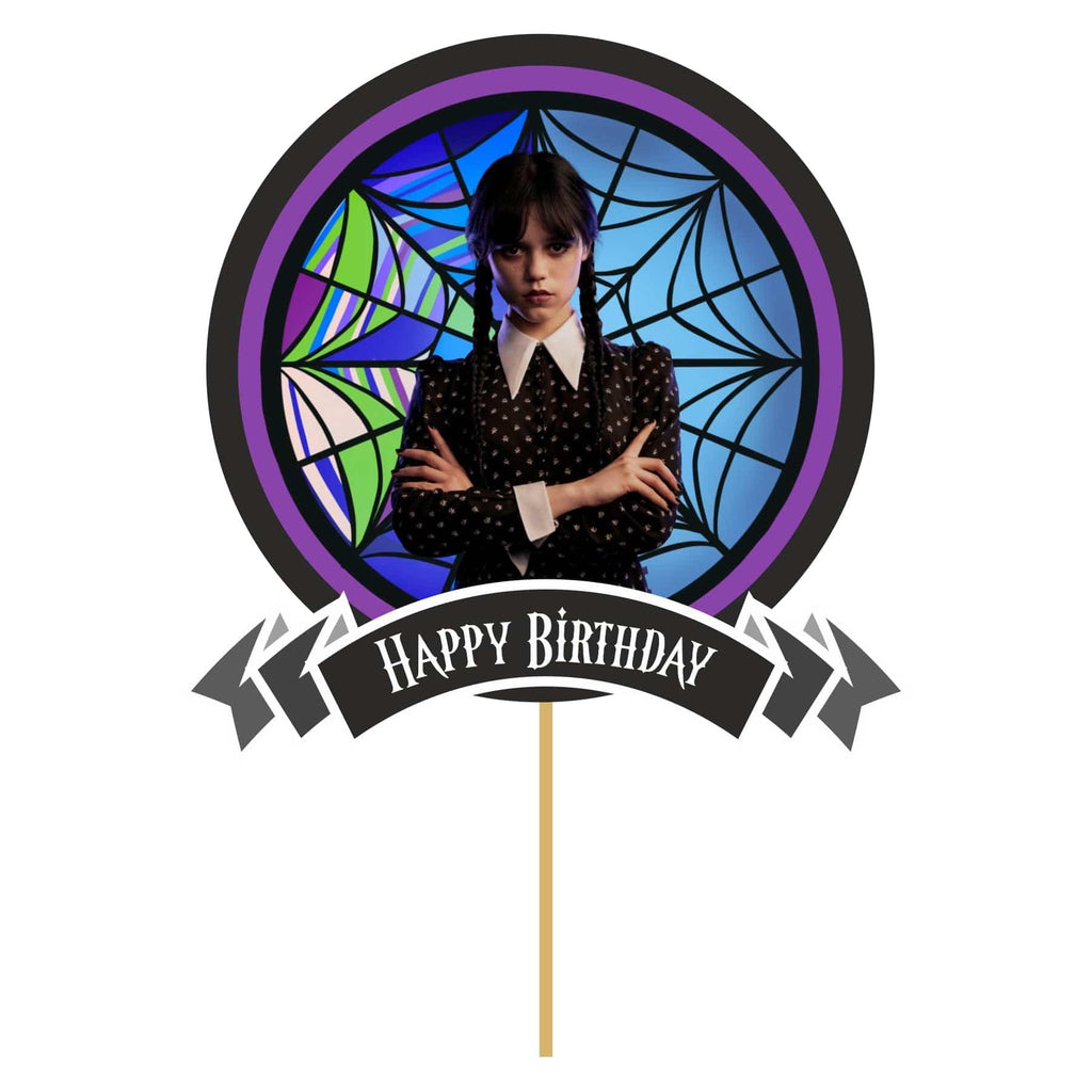 Wednesday Addams Cake Topper – PRETTY UR PARTY