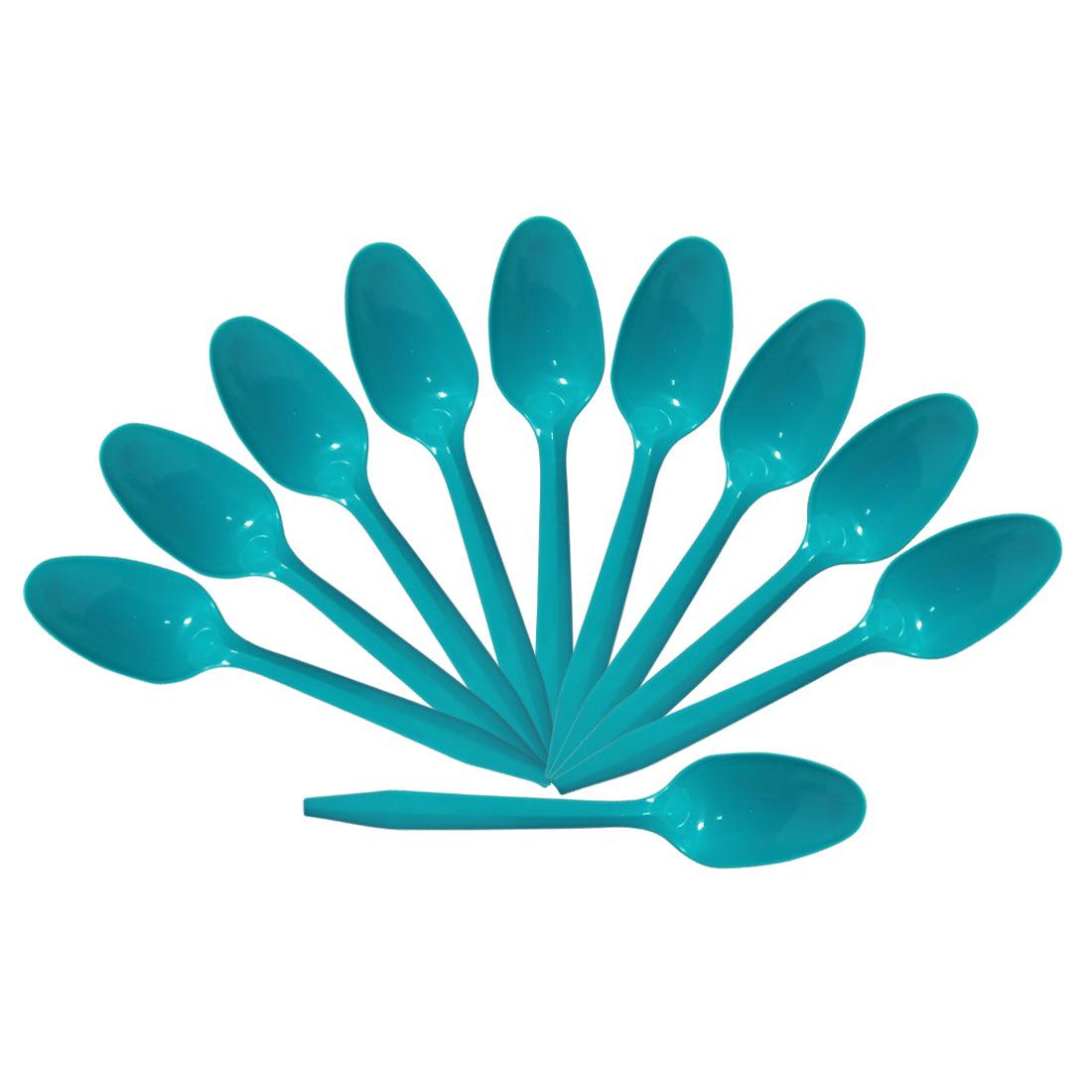 Blue Plastic Spoons – PRETTY UR PARTY