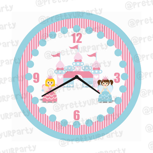 Personalised Fairy Princess Clock – PRETTY UR PARTY