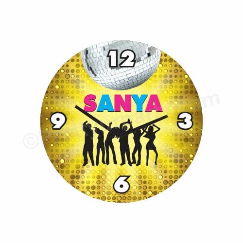Disco Personalized Clocks | Disco return gifts – PRETTY UR PARTY