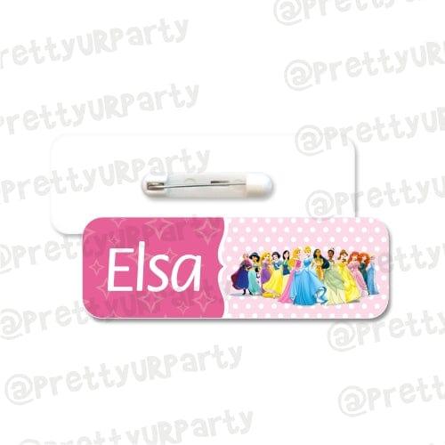 Disney Princess Badge / Name Tag | Disney Princess Theme Name Tags ...