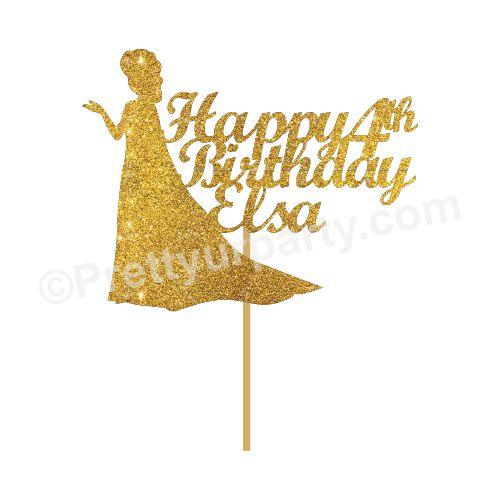 Elsa Cake Topper – PRETTY UR PARTY