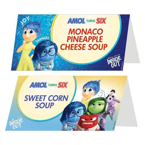 Inside Out Food Labels | Buffet Table Cards – PRETTY UR PARTY