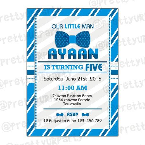 Bow Tie Invitations | Bow Tie Invites – PRETTY UR PARTY