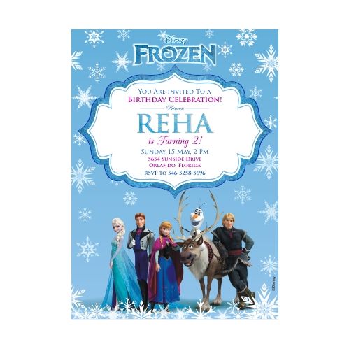 Disney Frozen Invitations |Disney Frozen Invites – PRETTY UR PARTY