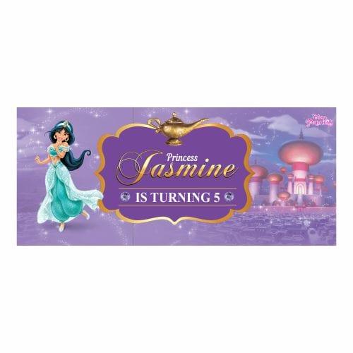 Personalized Jasmine and Aladdin Theme Banner 30in – PRETTY UR PARTY