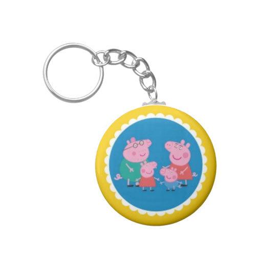 Peppa Pig Inspired Personalised Keychains | Inspired return gifts ...