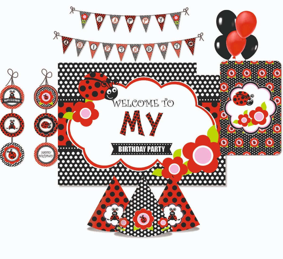 Lady Bug Theme Party Package – PRETTY UR PARTY