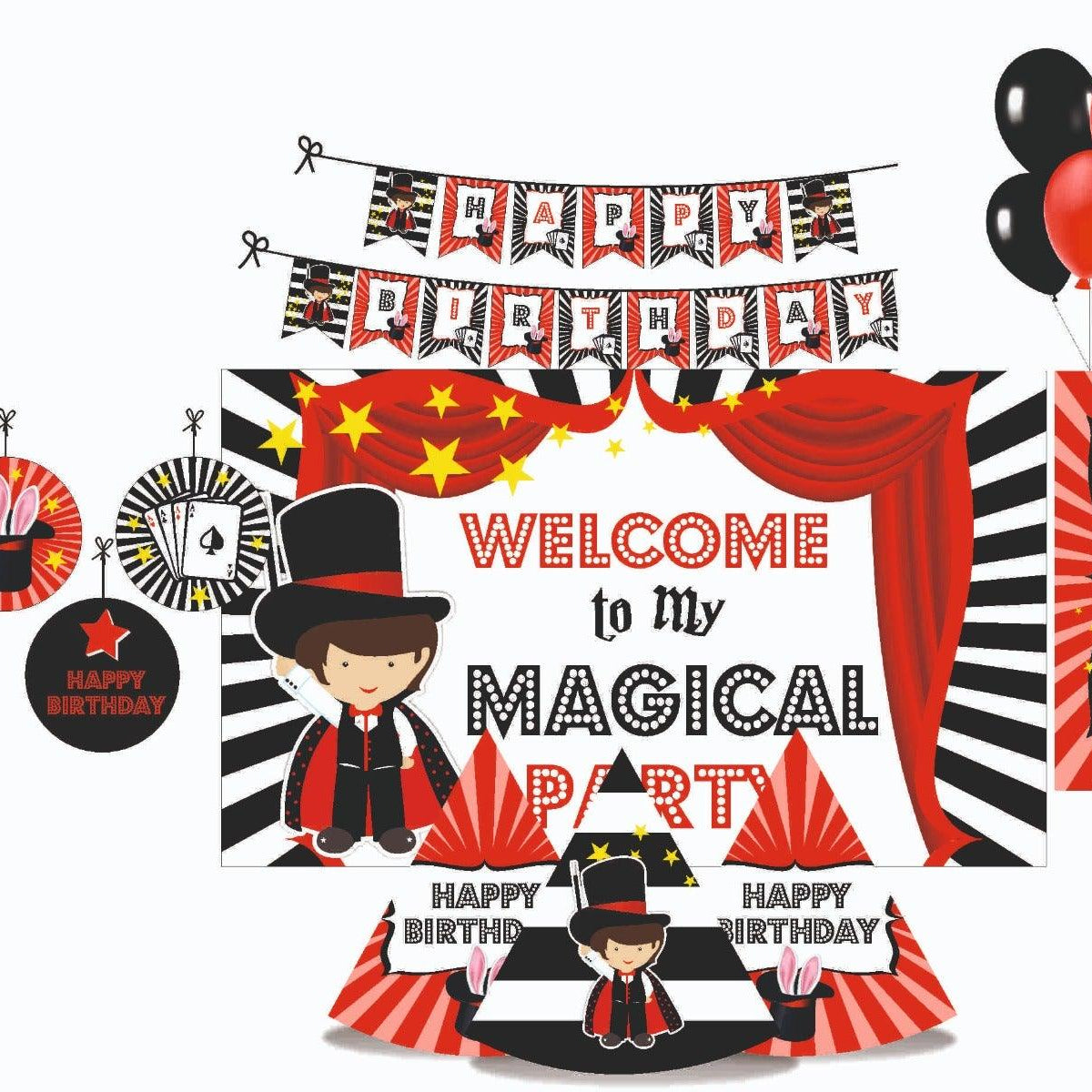 Magic Theme Party Package – PRETTY UR PARTY